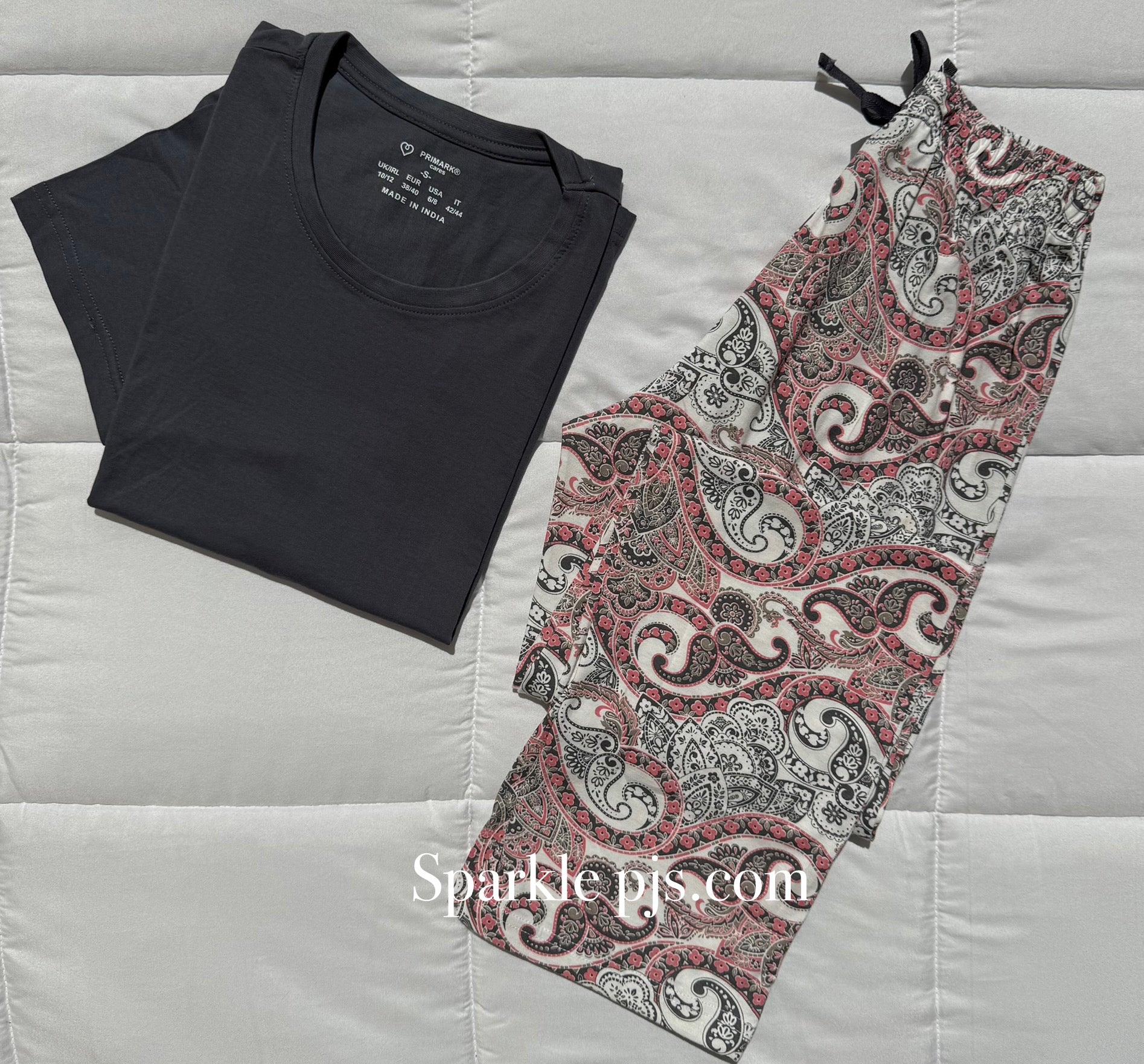Primark Elegant paisley set – Sparkle Pj's